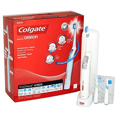 COLGATE ProClinical A1500 Rechargeable Electric Toothbrush by Omron ...