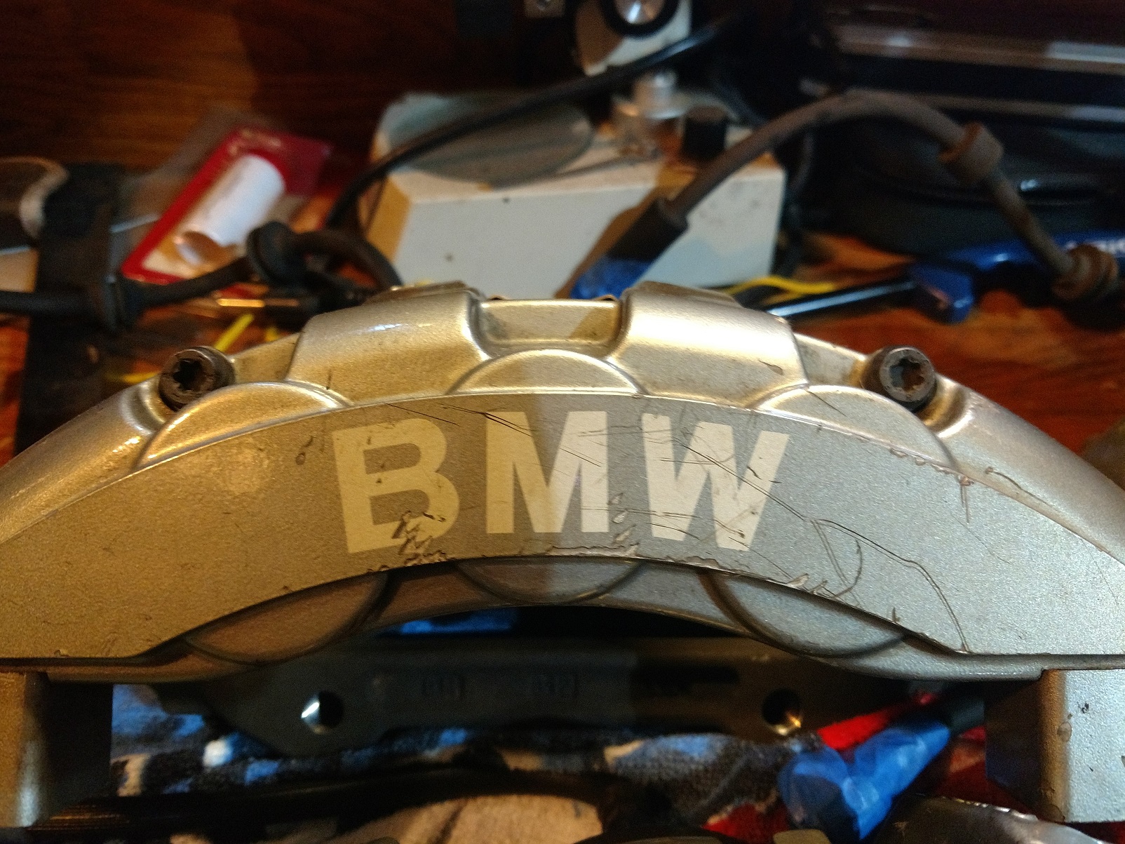 Complete set of BMW/Brembo Performance brake calipers plus new pads